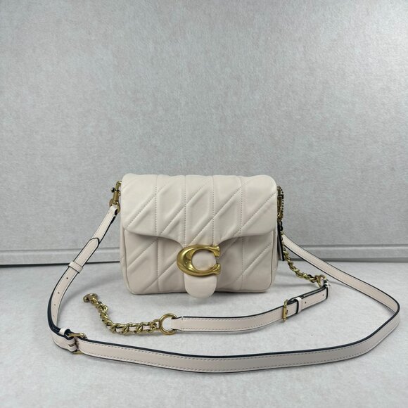 Coach | Bags | Coach Classic Retro Diamond Grid White Shoulder Bag ...